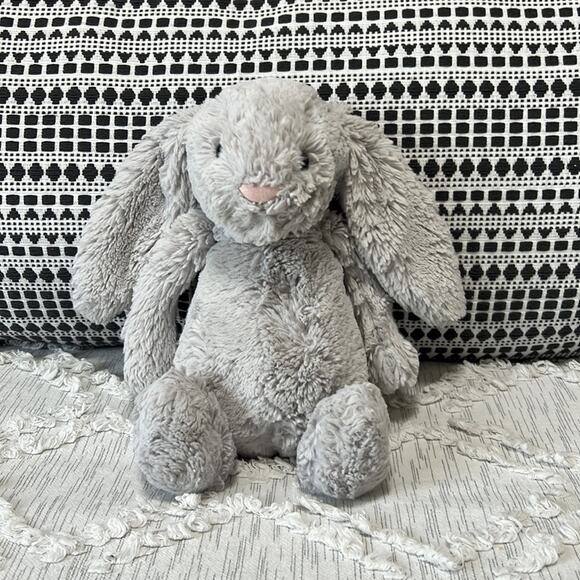 Jellycat | Toys | Jellycat Bashful Grey Bunny Stuffed Animal Plush ...